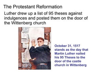 Martin Luther Reformation Facts