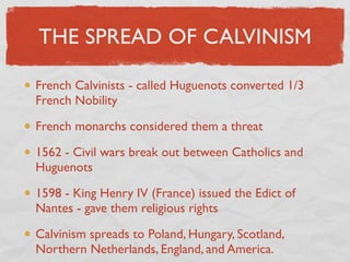 Protestant reformation notes | KEY