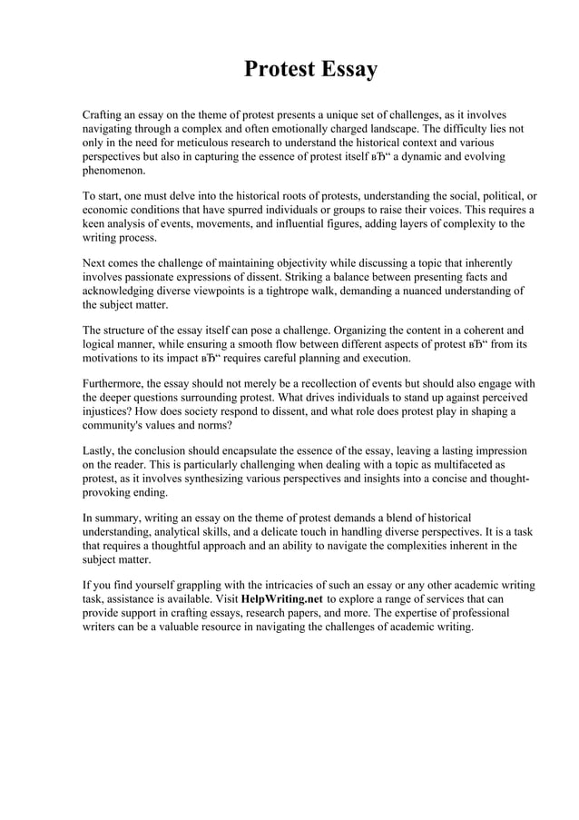 Protest Essay.pdf