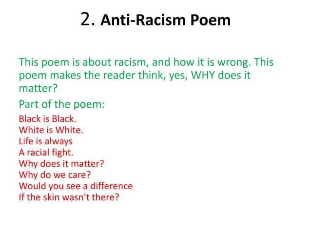 An Anthology of Protest Poems and their meanings | PPT