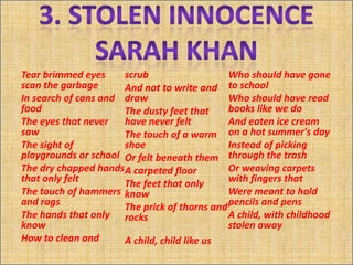 An Anthology of Protest Poems and their meanings | PPTX