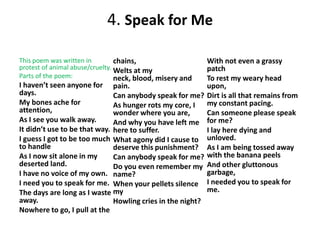 An Anthology of Protest Poems and their meanings | PPTX