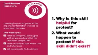 Protest reflection questions | PPTX