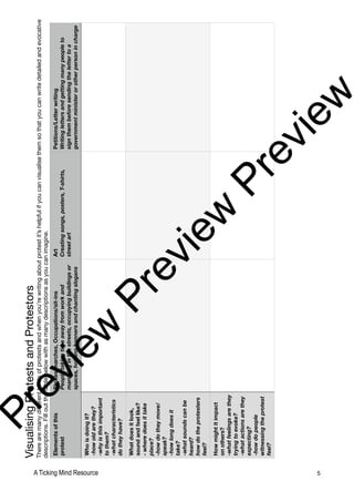Protest - Student Revision Booklet For VCE English | PDF