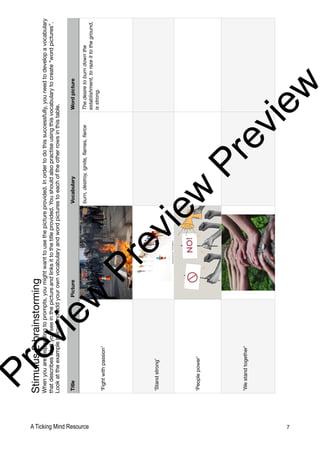 Protest - Student Revision Booklet For VCE English | PDF