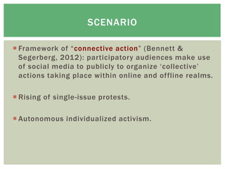 Take connected action: exploring the role of different social media as ...