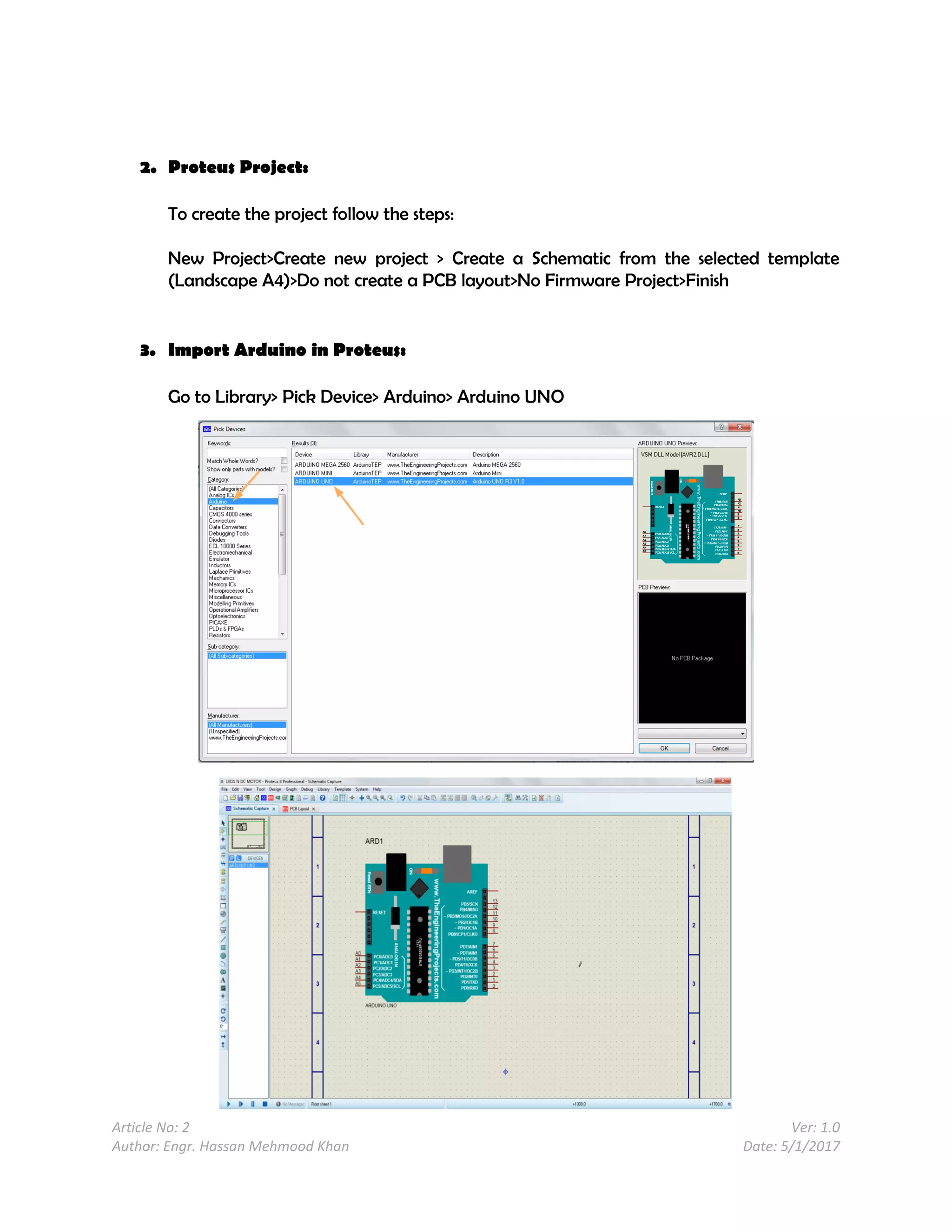 PROTEUS : ARDUINO PROJECT FOR LED N DC MOTOR | PDF | Desktop Publishing | Computer Software and ...