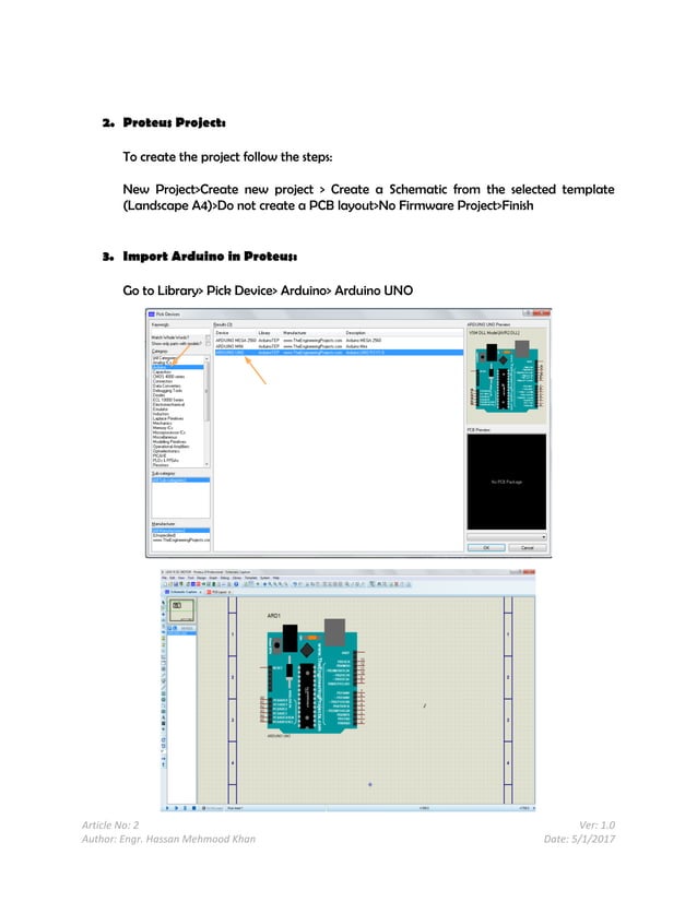 PROTEUS : ARDUINO PROJECT FOR LED N DC MOTOR | PDF | Desktop Publishing ...
