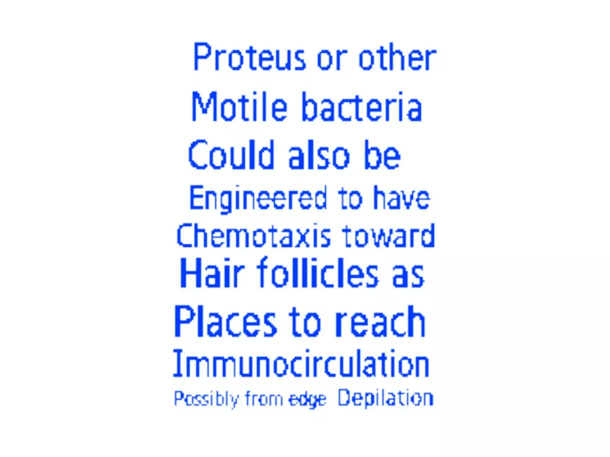 Proteus as bioweapon vector with ability to move towards optimal ...