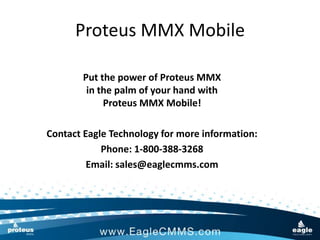 Proteus MMX Mobile | PPT