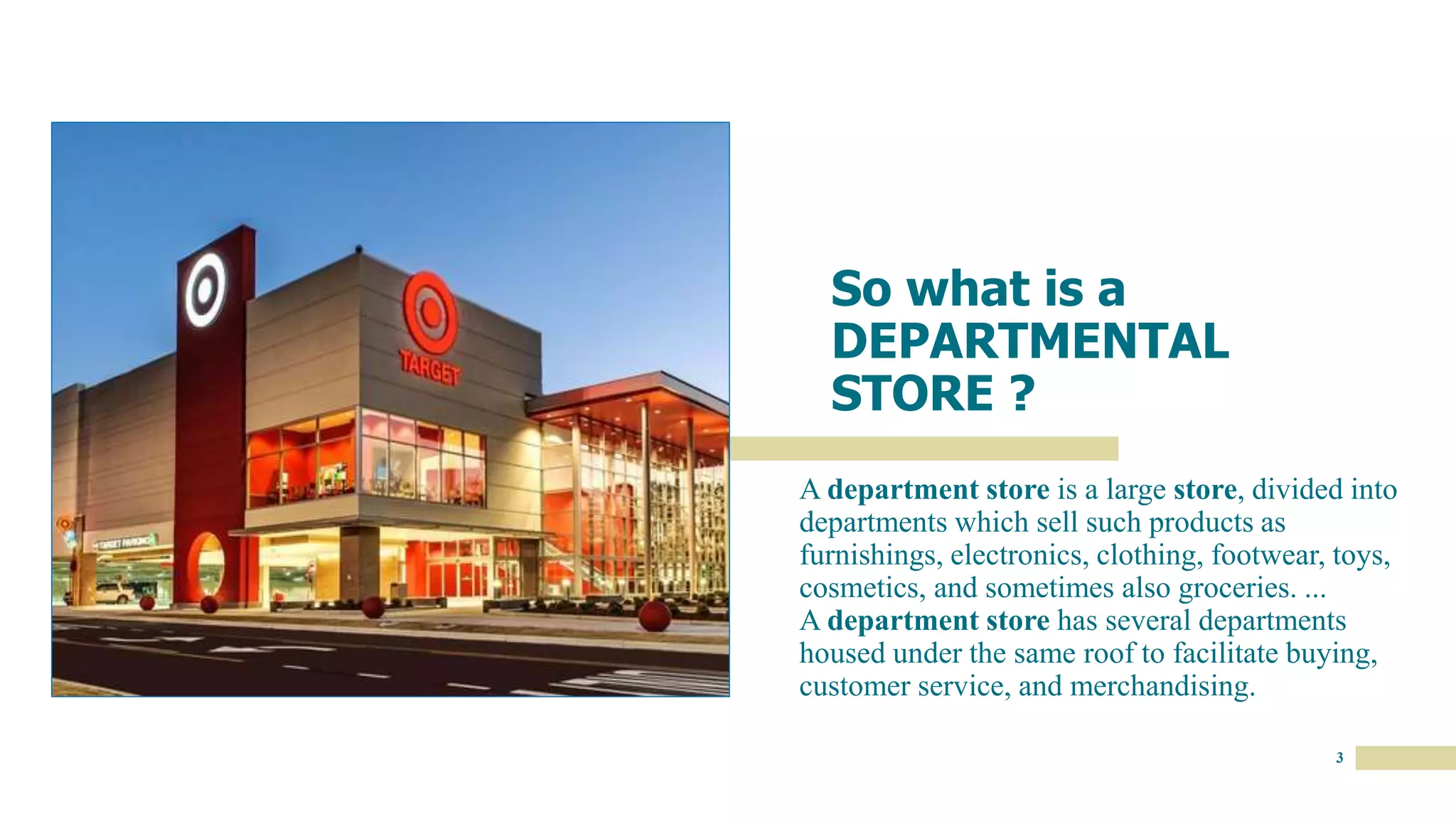 The Departmental Store Desktop Study - UGS | PPTX