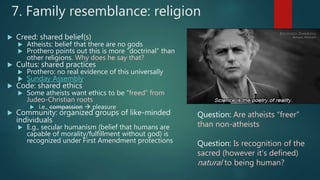HUM10: World Religions Prothero Atheism | PPTX