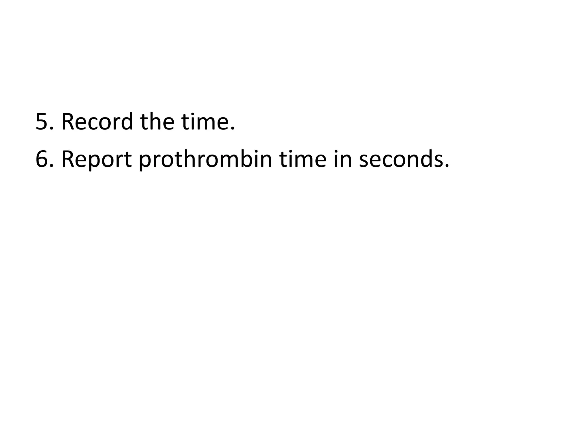 Prothrombin time | PPTX