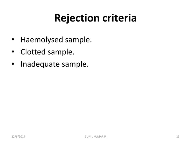 Prothrombin time and aptt