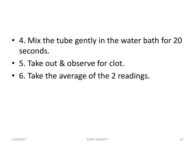 Prothrombin time and aptt
