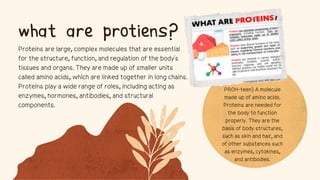 protien and its classification slides of biochemistry | PDF