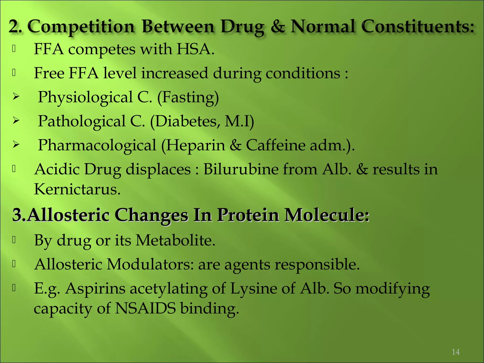 Protien binding of drugs | PPT