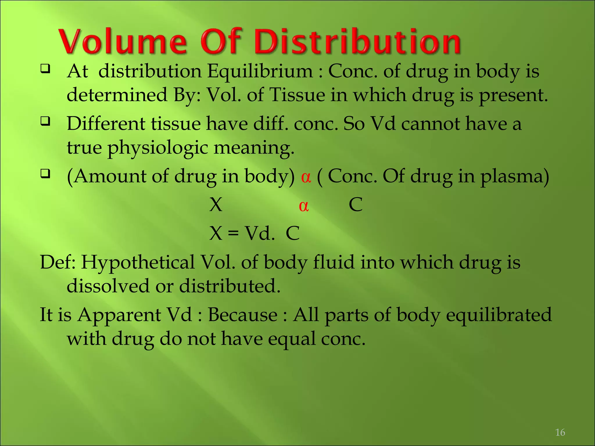 Protien binding of drugs | PPT