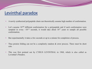 Protien folding by kk sahu 2 | PPT