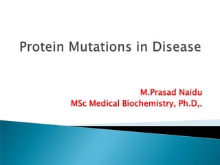 Protien mutation& cystic fibrosis | PPT