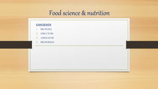 Protiens | PPTX