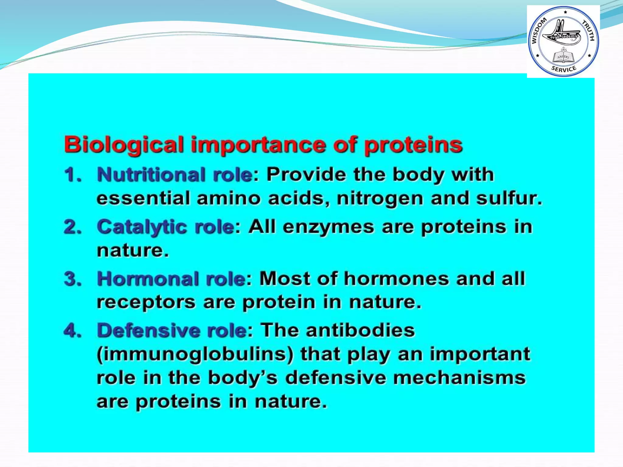 Protiens and amino acids | PPTX