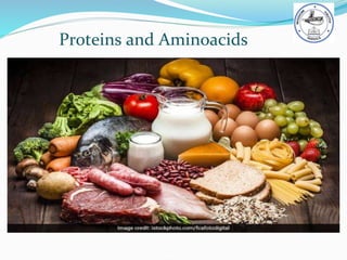 Protiens and amino acids | PPT