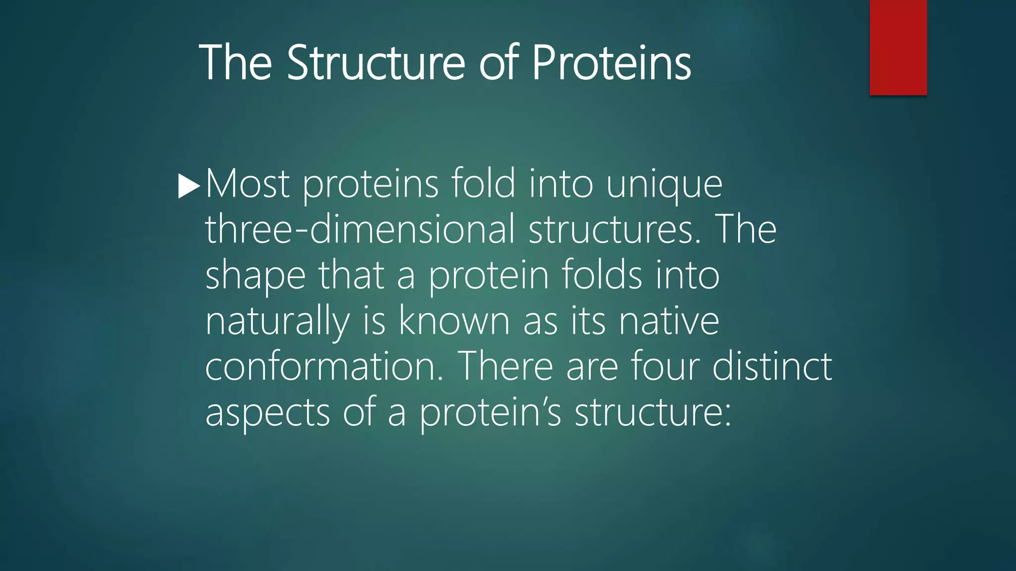 METHODS TO DETERMINE PROTEIN STRUCTURE | PPTX