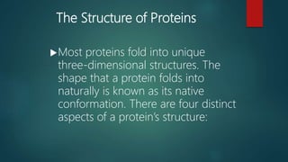 METHODS TO DETERMINE PROTEIN STRUCTURE | PPTX