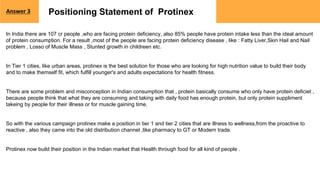 Protinex market opportunity analysis by Debayan Purkait | PDF