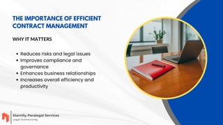 Pro Tips for Effortless Contract Management | PDF