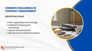 Pro Tips for Effortless Contract Management | PPT
