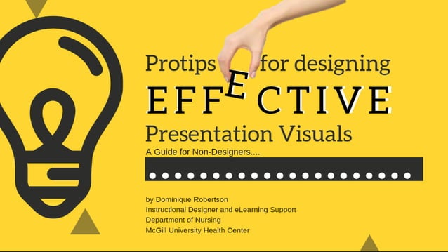 Protips visual comms | PPT