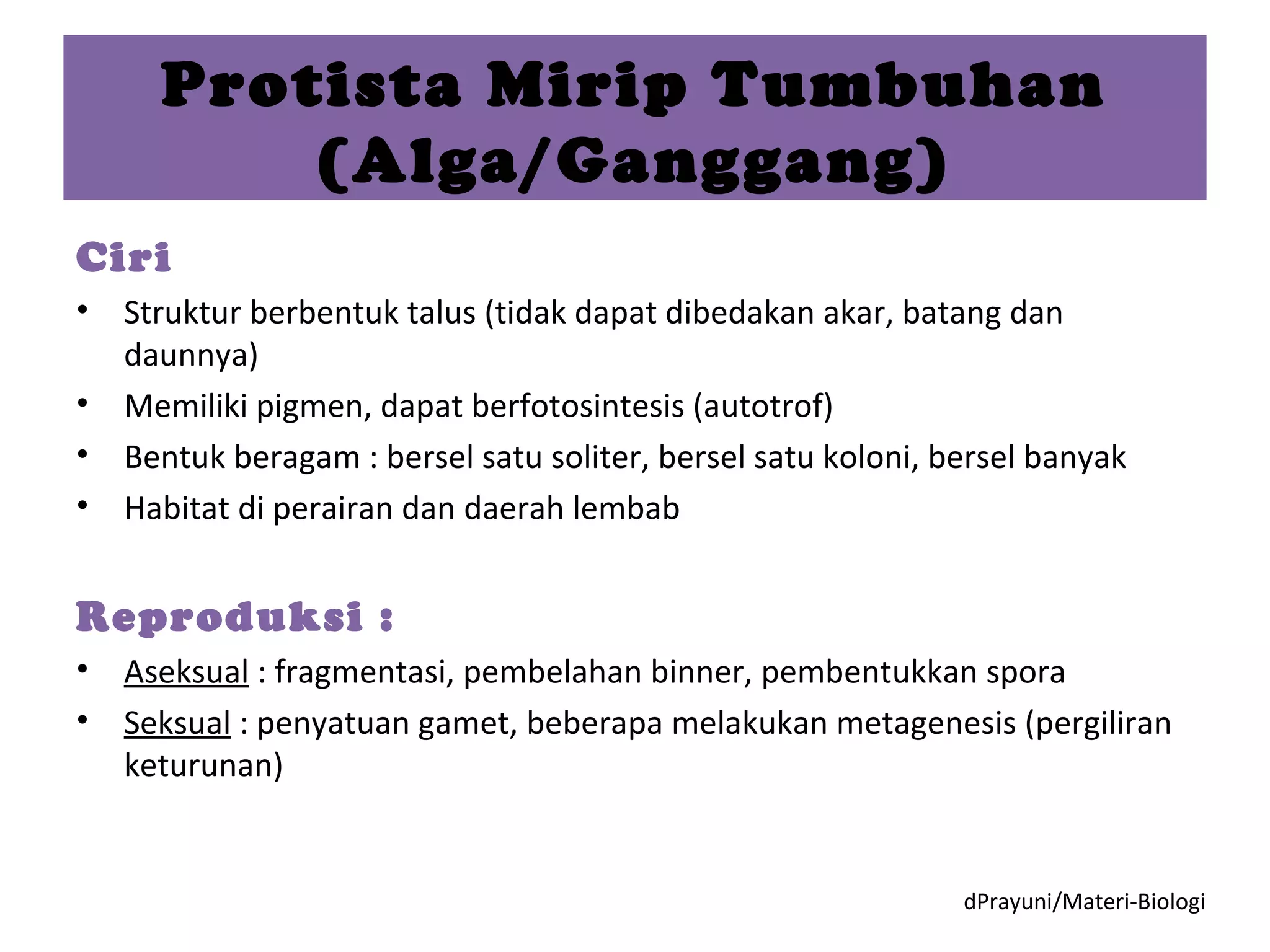 Protista | PPT