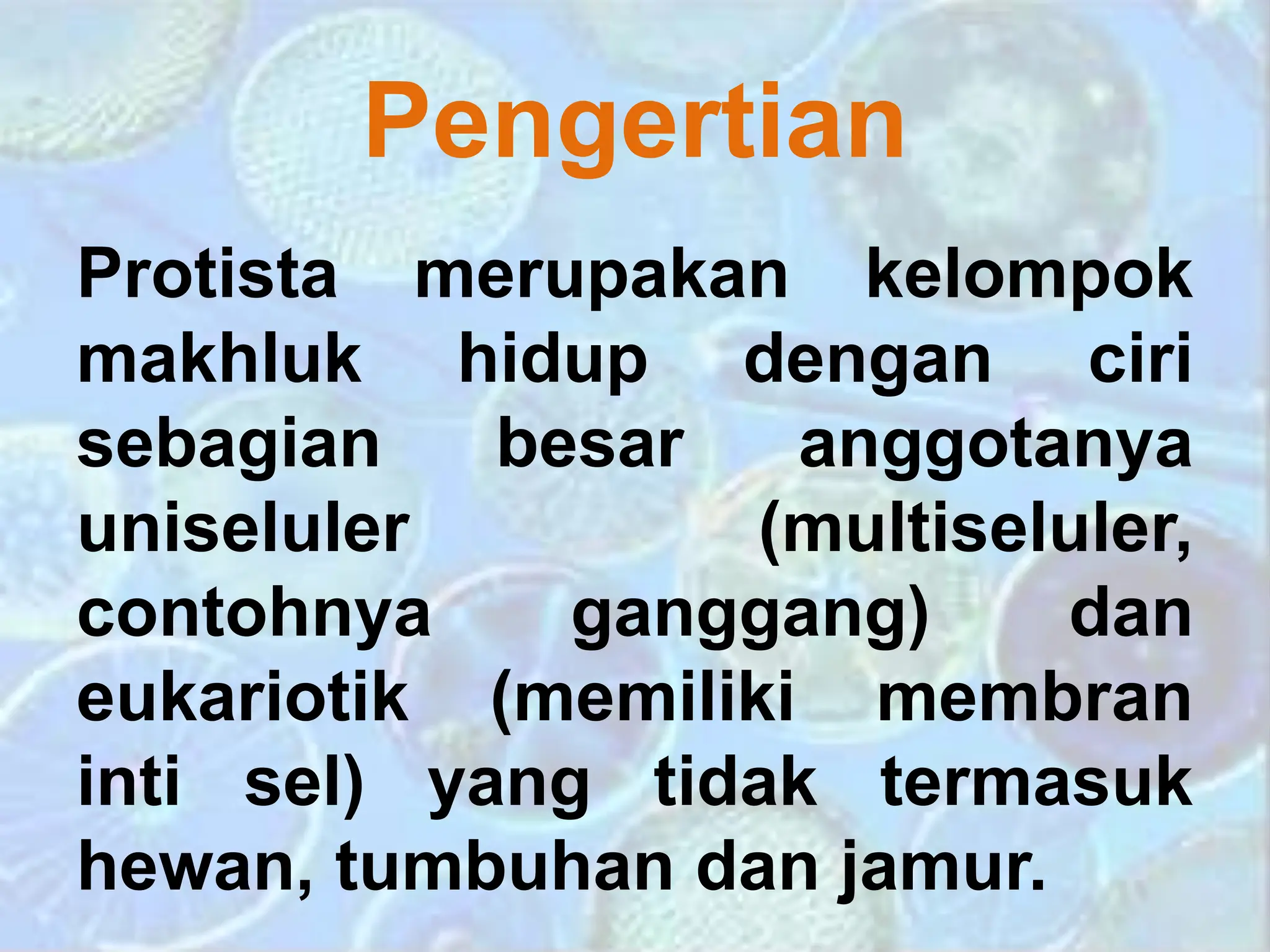 PROTISTA mATER Kelas X SMA Kurikulum 13 PPT | PPTX