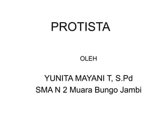 PROTISTA X.ppt. Karakteristik, cic-ciri dan perkembangbiakannya | PPT