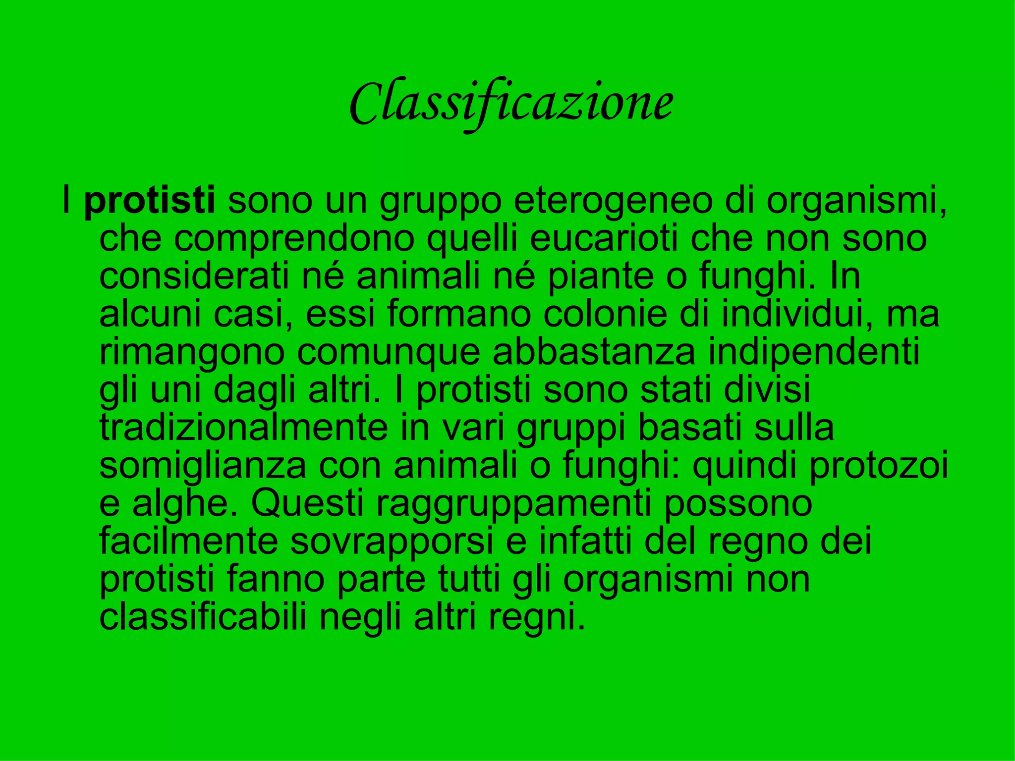 Protisti power point | PPT