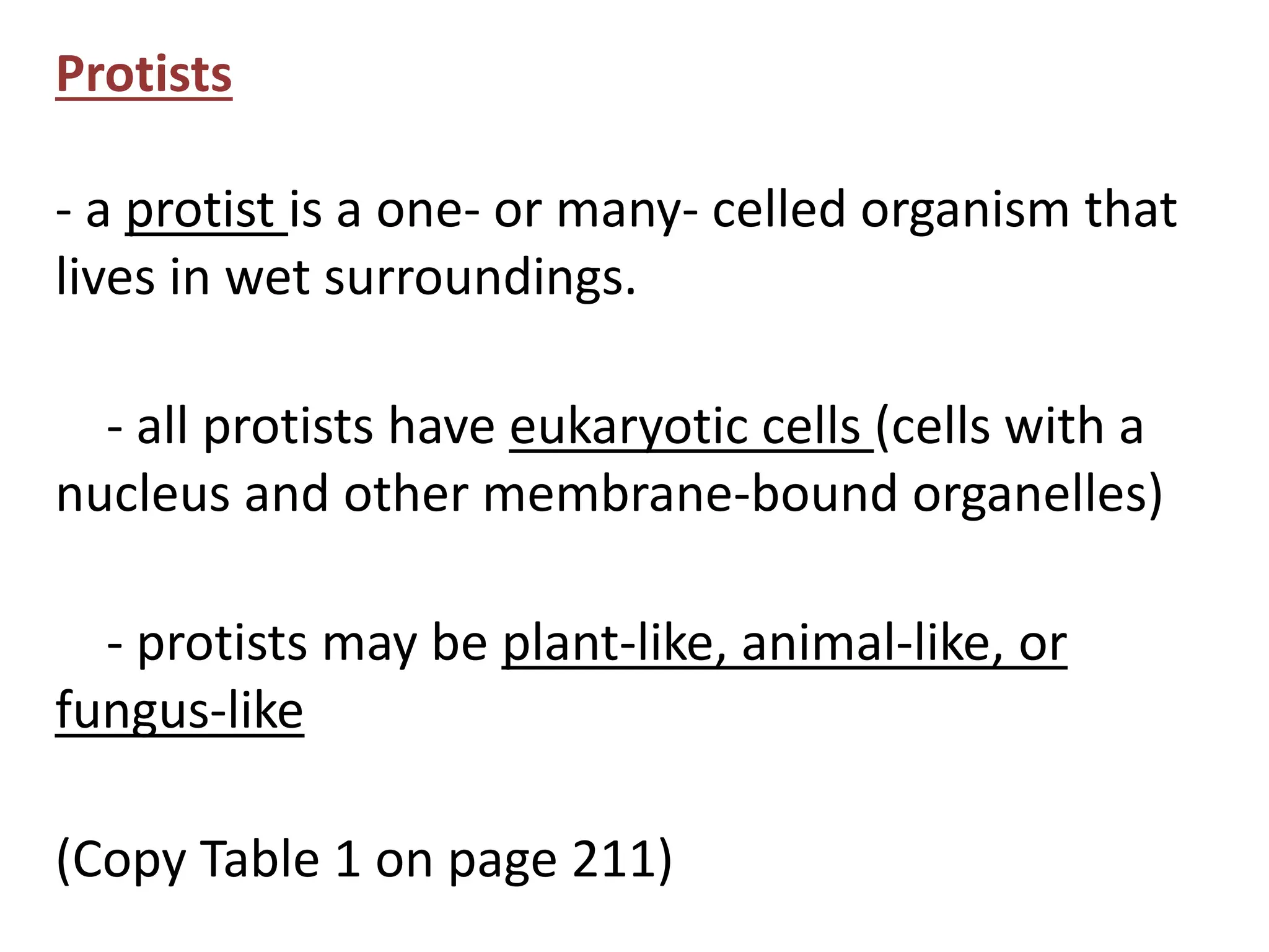 Protists science grade 7 | PPTX