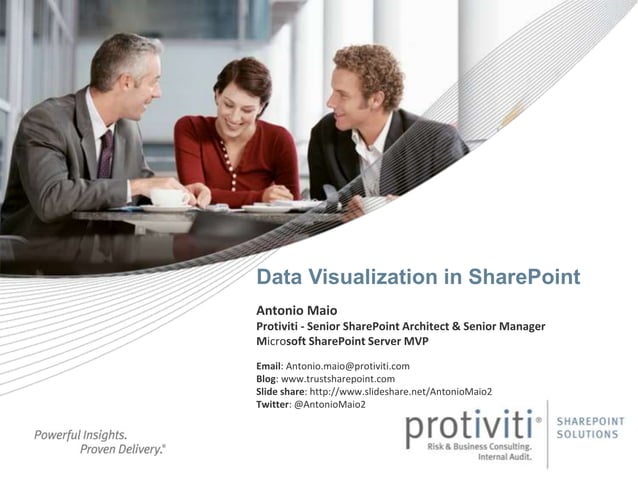 Data Visualization in SharePoint and Office 365 | PPT