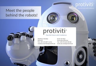 The Protiviti View: RPA governance as enabler for value and acceptance ...