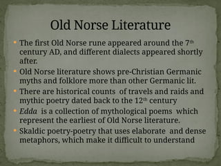 Proto-Germanic Languages - History of English Language | PPT