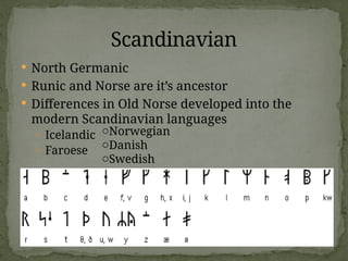 Proto-Germanic Languages - History of English Language | PPT