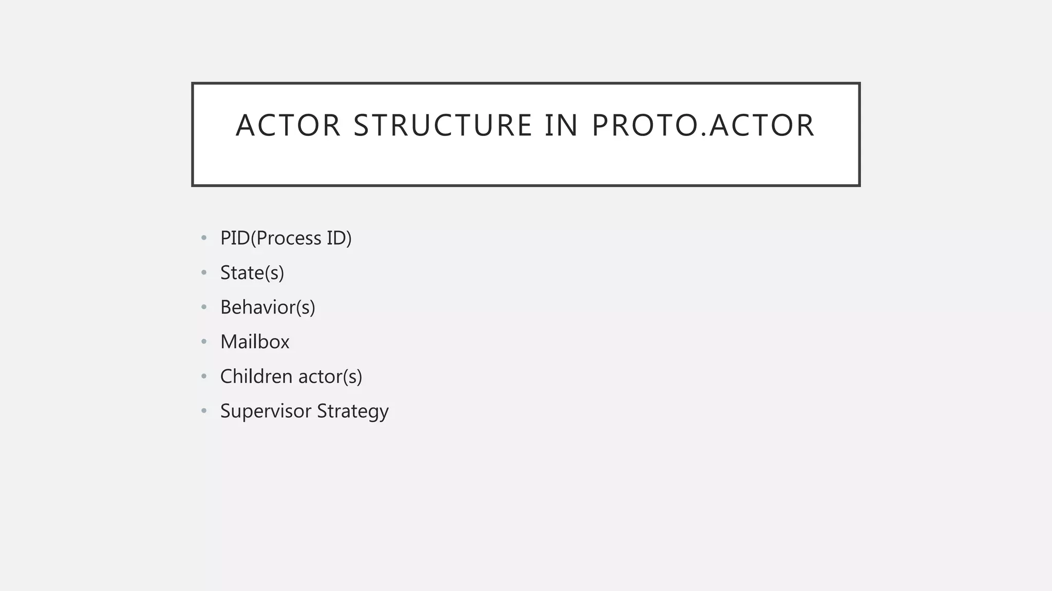 Proto actor 串接 Go 與 C# 簡易上手 | PPTX