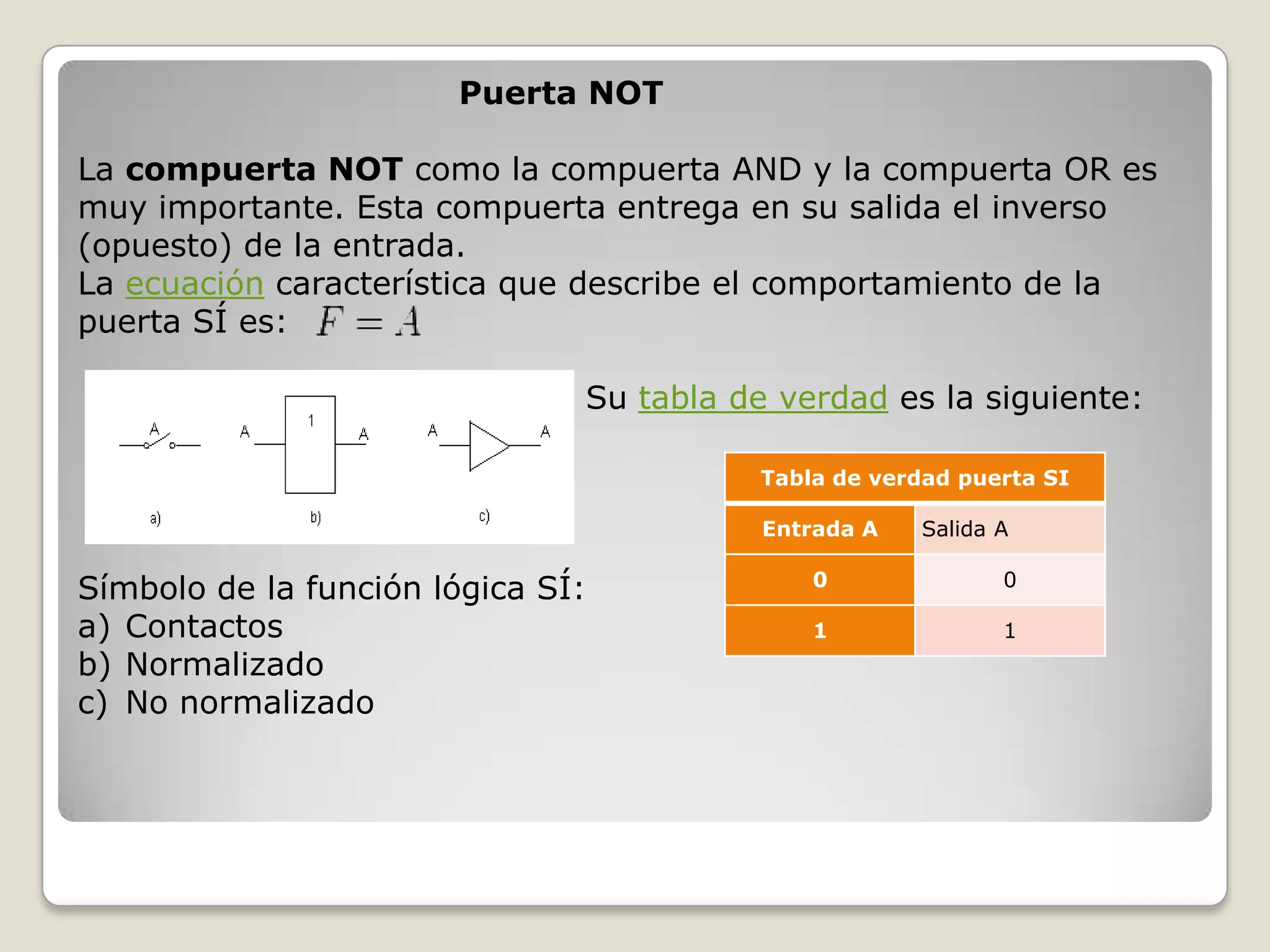 Compuertas logicas | PPT