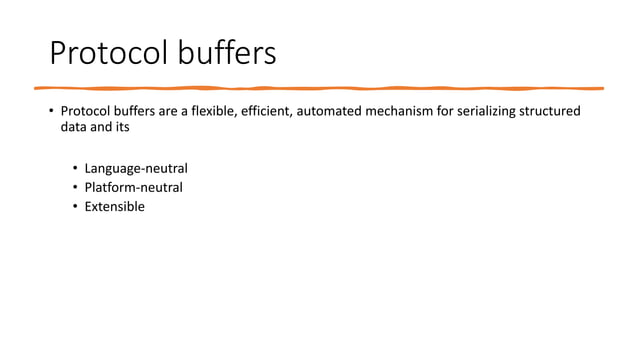 Protobuff and gRPC | PPT