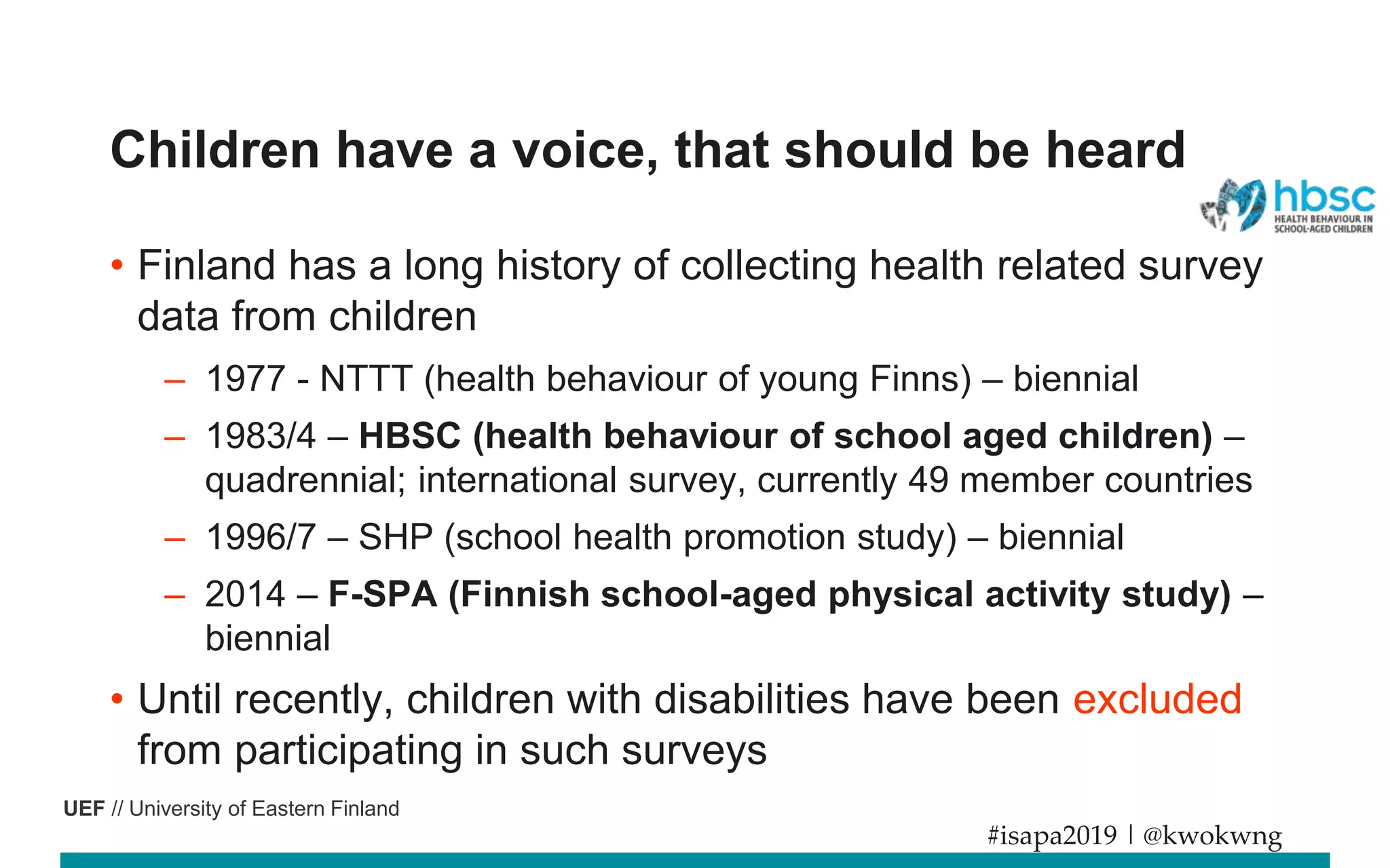 Adapting physical activity survey instruments for children in special ...