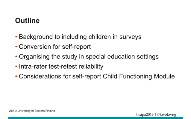 Adapting physical activity survey instruments for children in special ...
