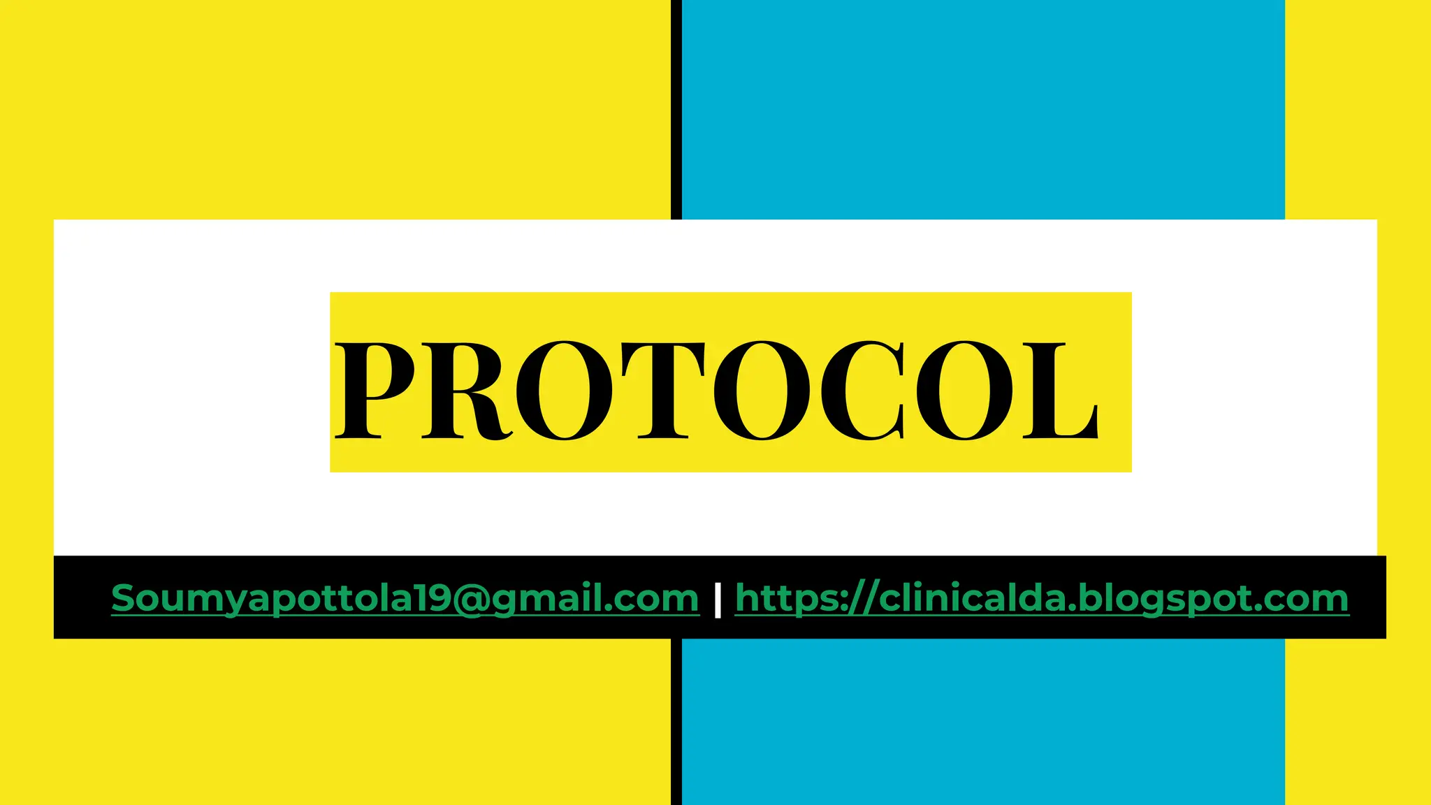 PROTOCOL | PPT