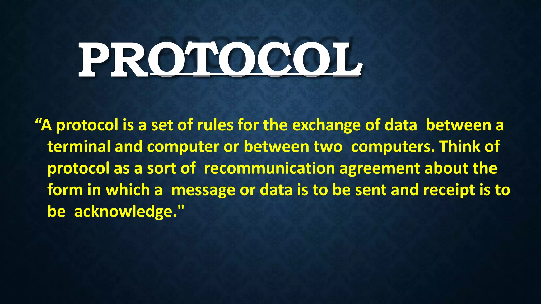 Protocol | PPT