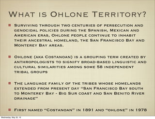 Bay Area Native Solidarity in Ohlone Territory | PDF
